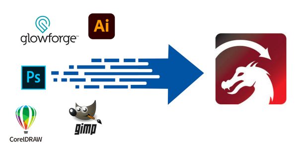 Importing Files From Other Programs into Lightburn | Thunder Laser Canada