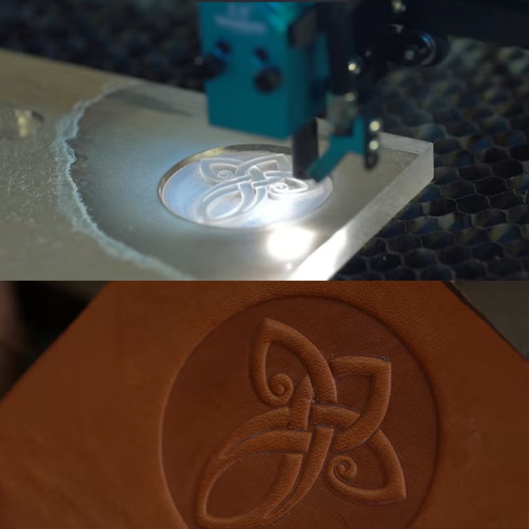 Leather Laser Engraving with Dark Horse Workshop | Thunder Laser Canada